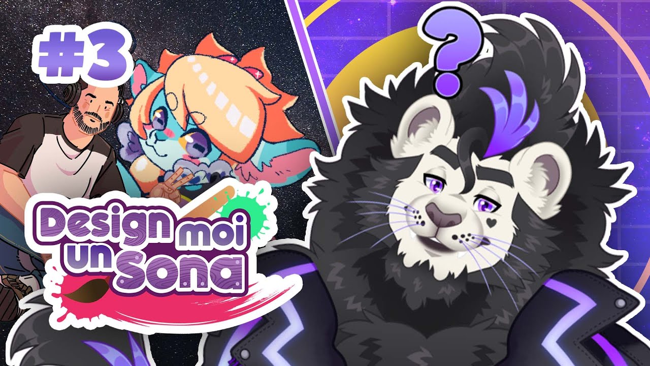 🎁[VTUBER-FR/EN ] 🦁🎸- TALKSHOW ART " DESIGN MOI UN SONA " avec ...