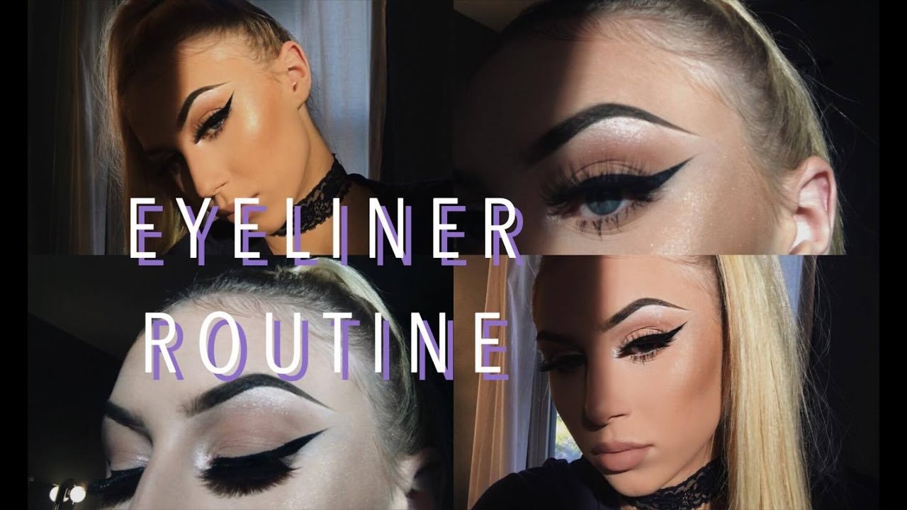HOW TO FIX EYELINER WHEN YOU MESS UP | Eyeliner Routine - YouTube
