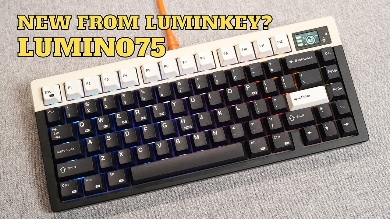 LUMINO75(Panda) - New keyboard from LUMINKEY - YouTube