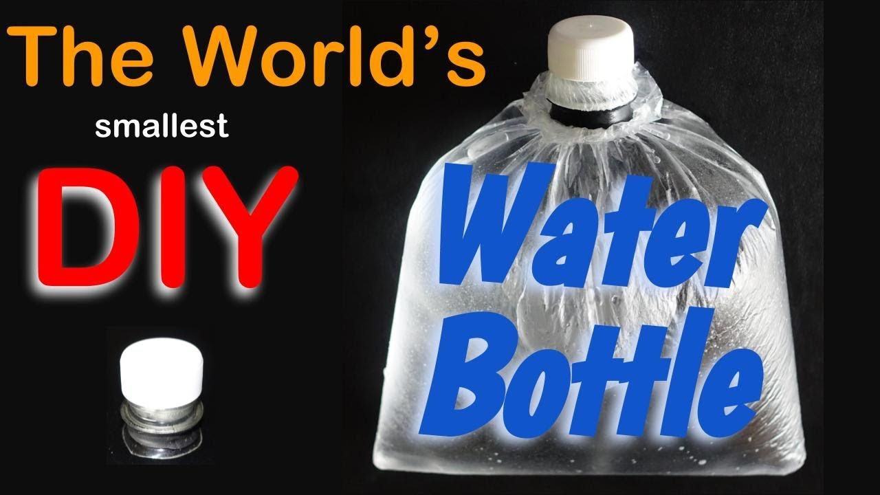 The world's smallest DIY Water Bottle - YouTube