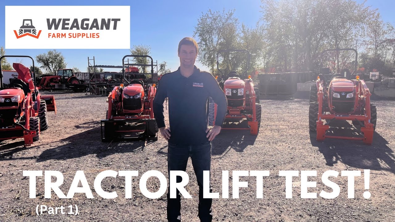 Kubota Compact Tractor Comparison & Lift Test | Choosing the Best for ...