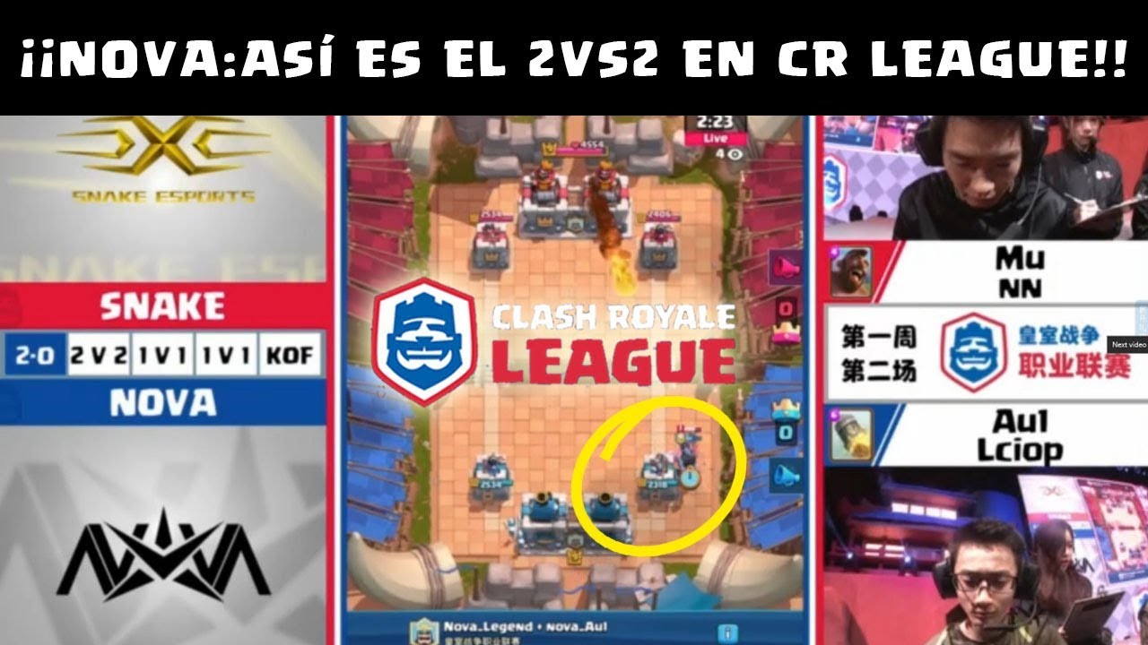 EL DEBUT DE NOVA EN LA CRL ! ! 1v1, 2v2 y King Of The Hill | KManuS88 | Clash Royale - YouTube