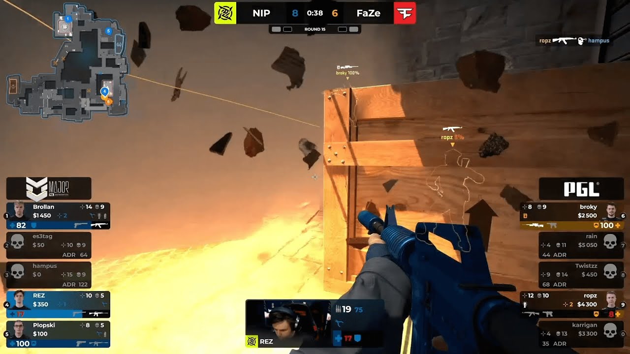 ROPZ AND BROKY 2 VS 5 | PGL Major Antwerp 2022 | CSGO - YouTube