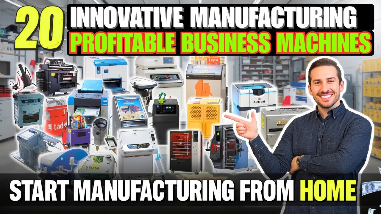20 Innovative New Manufacturing Business Ideas You can Start in a Small ...