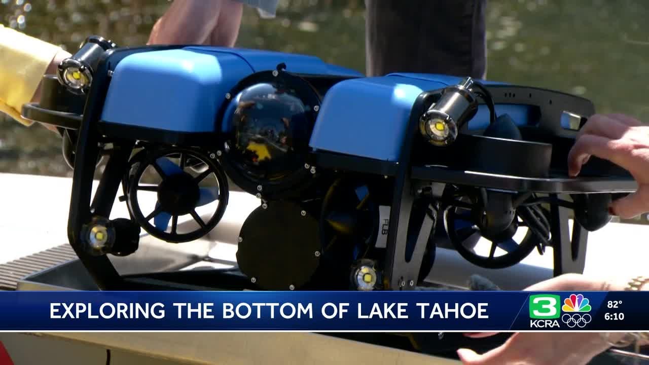 Researchers explore Lake Tahoe with remote-controlled robot - YouTube