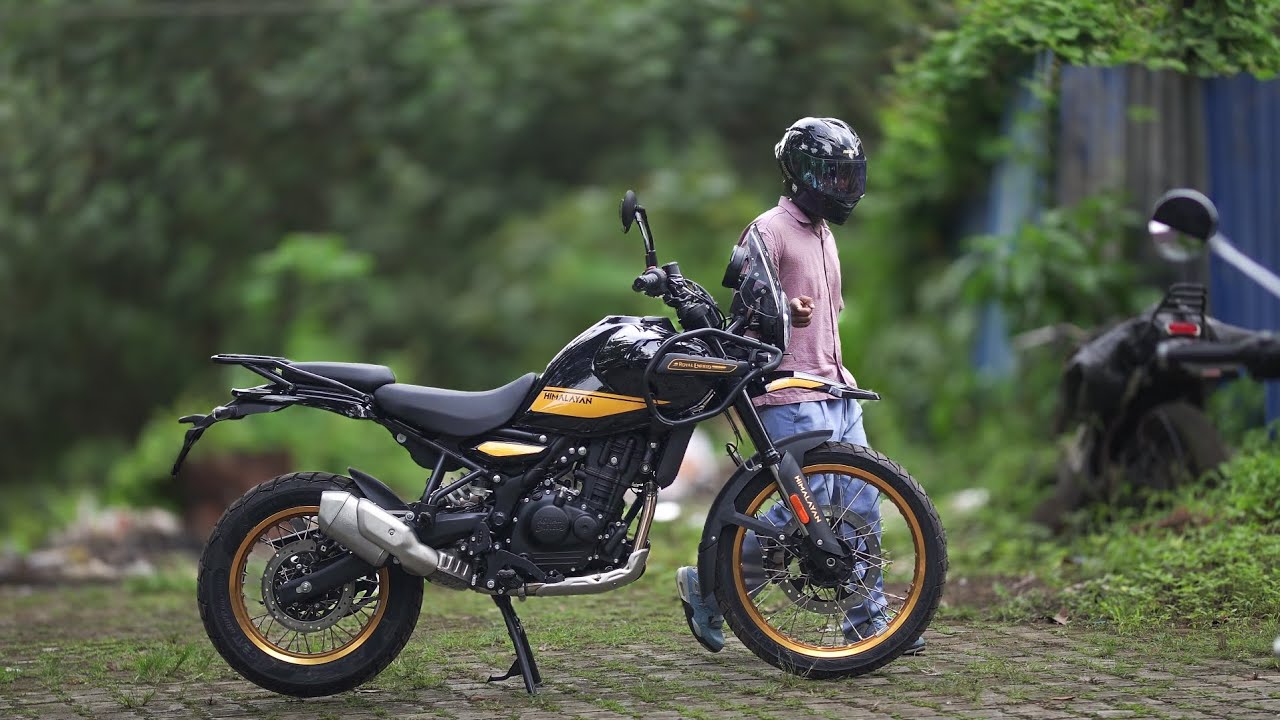 the new himalayan 450 😮‍💨⚡️ review 2024 4k #royalenfield #automobile #motorcycle #bike # ...