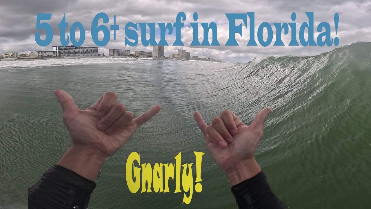 SUPER GLASSY 5 to 6 Foot Waves!!!! IT WAS SOO GNARLY!! - YouTube