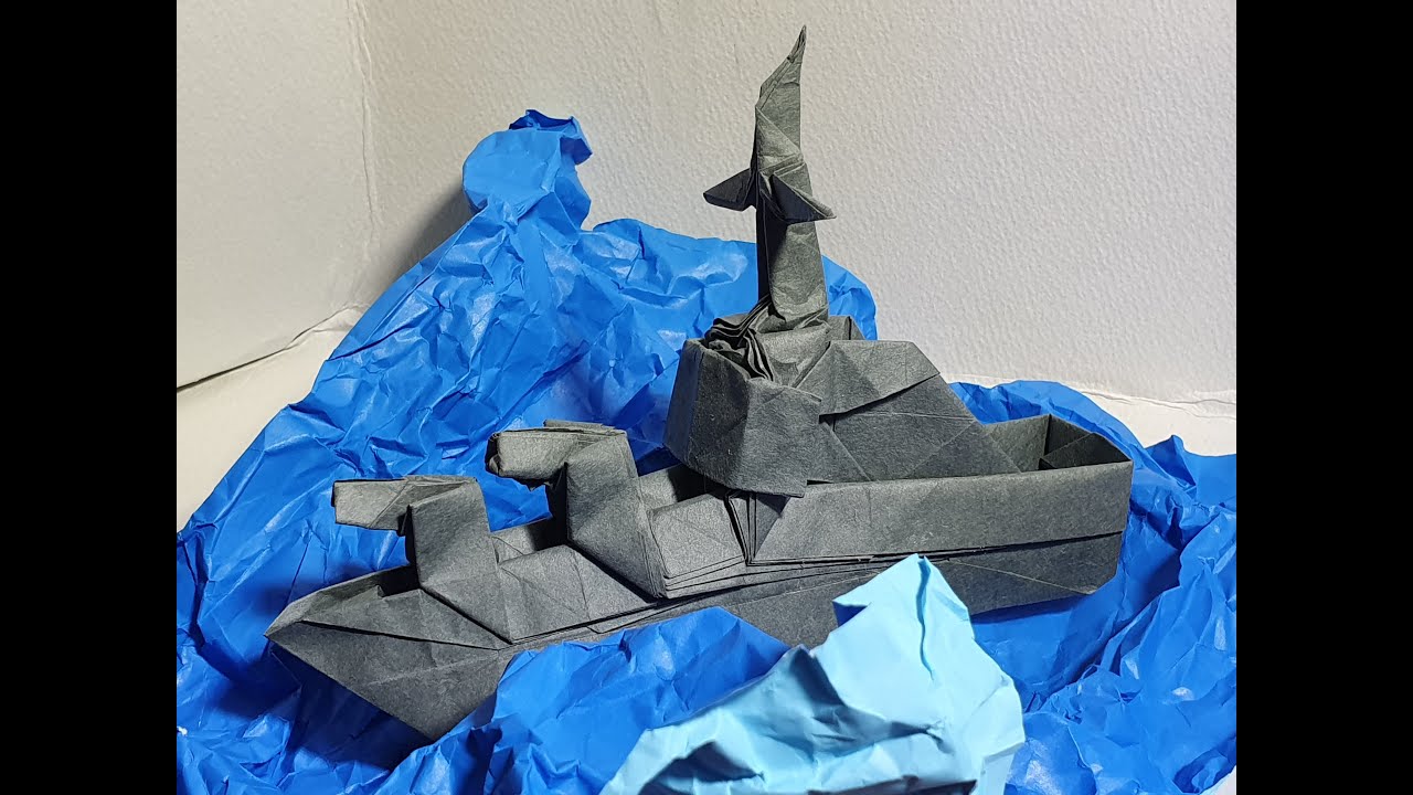 군함 접기(Warship origami) - YouTube
