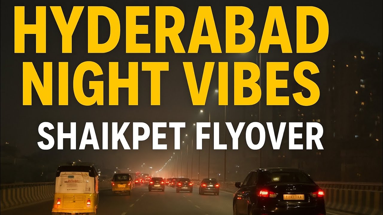 Arre Miya! Shaikpet Flyover Night Scene – Tolichowki to Raidurg ...