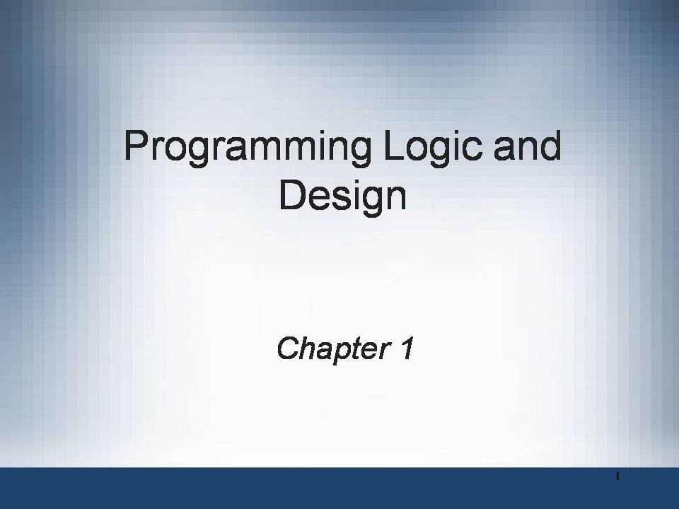 Computer Programming Logic And Design Programming Logic Designing In Computer Youtube