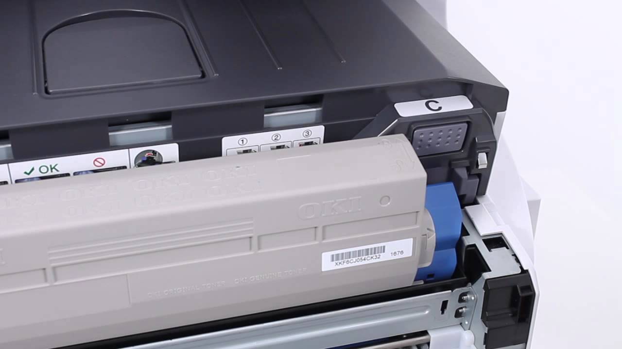 Multifuncional OKI ES8473 MFP - YouTube