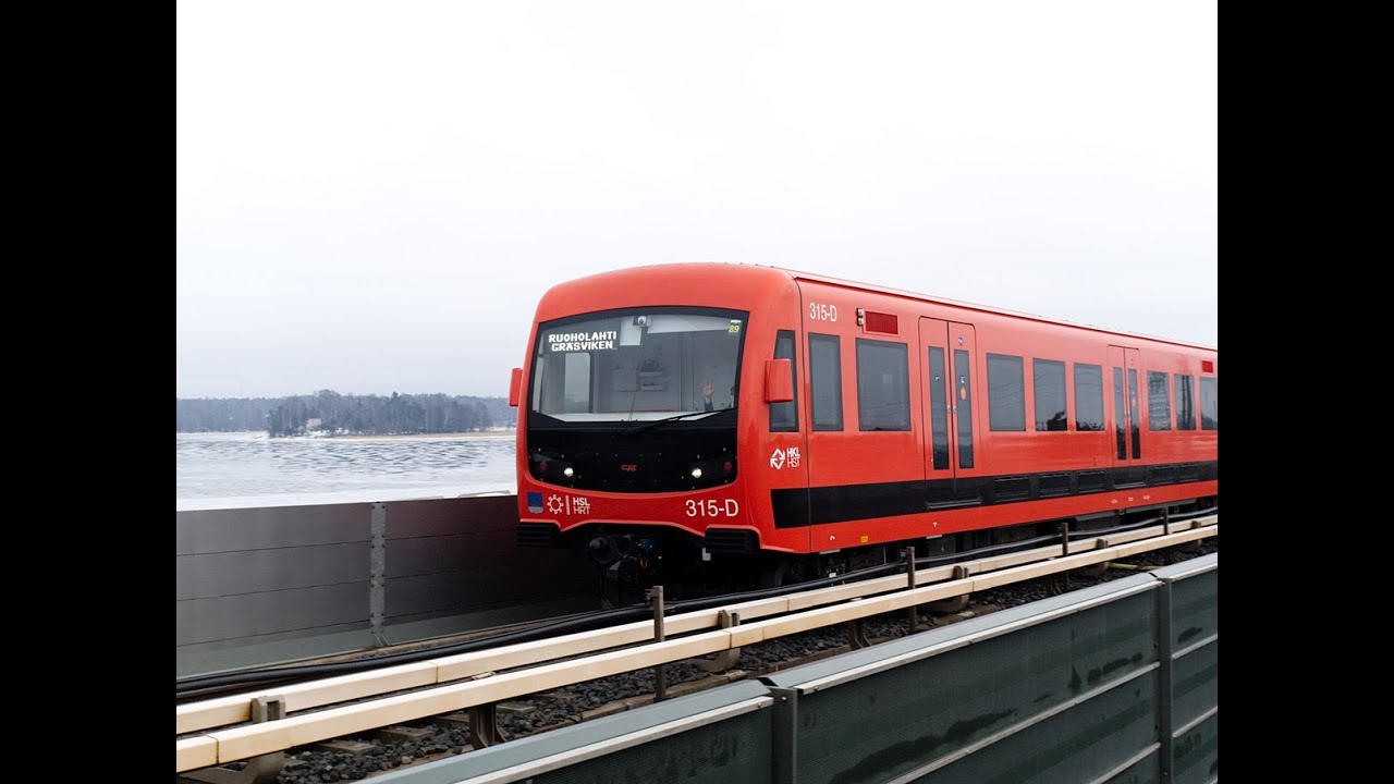 Helsinki Metro : Public Transportation in Finland : 2021/1/21 - YouTube