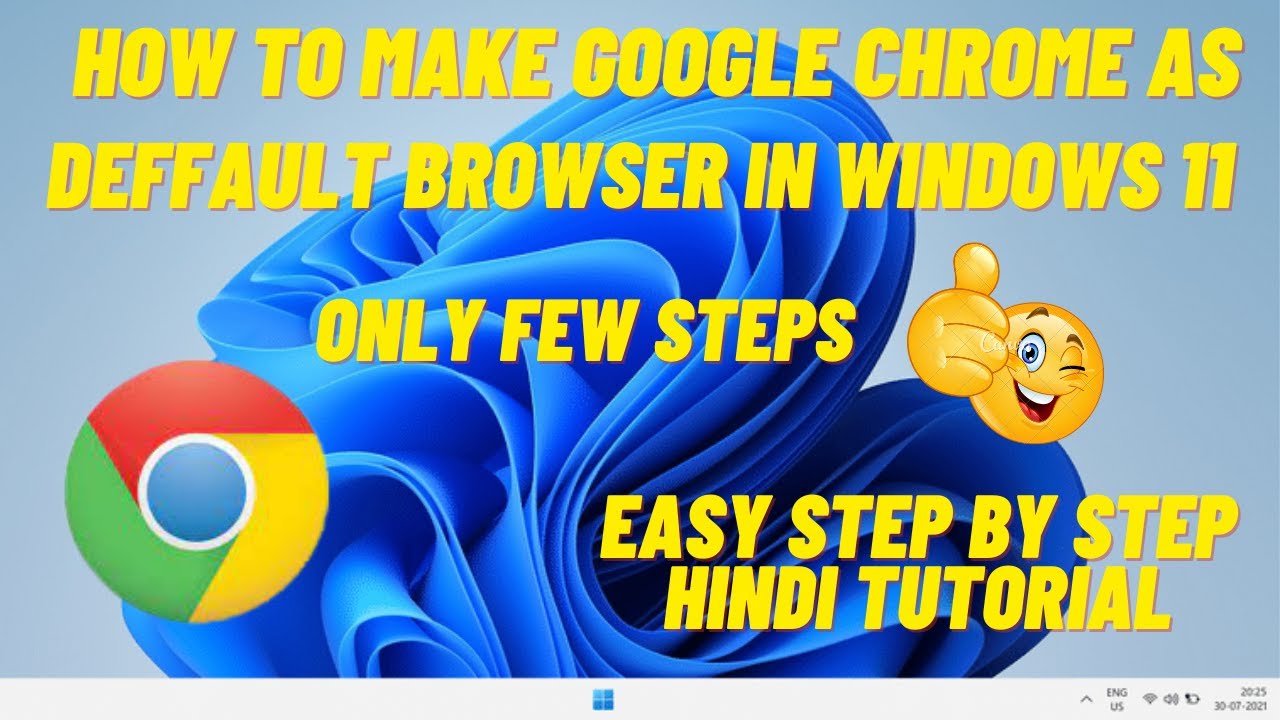 How to Make Chrome Your Default Browser in Windows 11 | Change Default ...