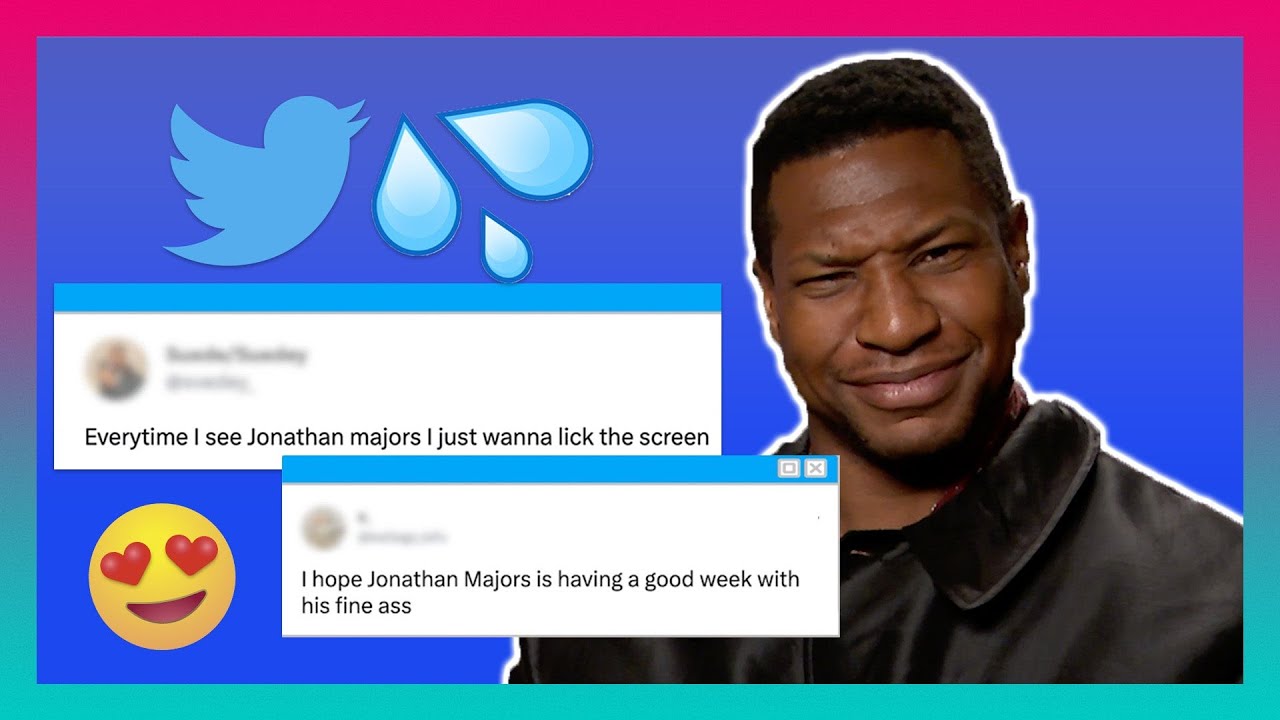 Jonathan Majors Reads Thirst Tweets - YouTube