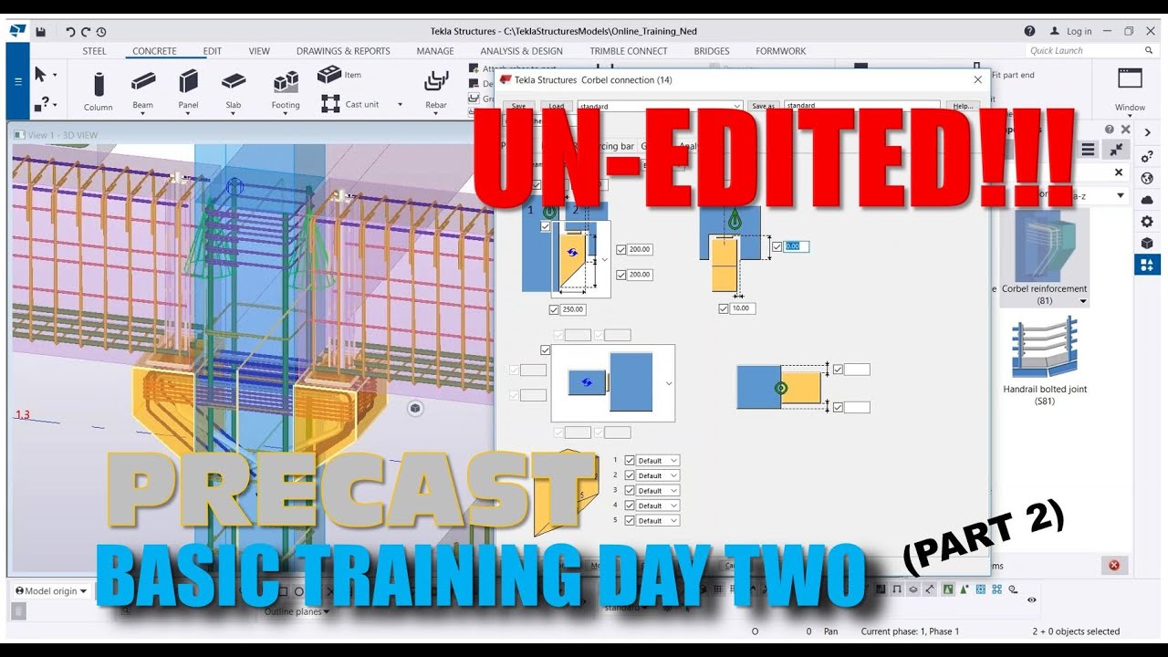 Precast Basic Training Day 2 (Part 2) (UN-EDITED) - YouTube