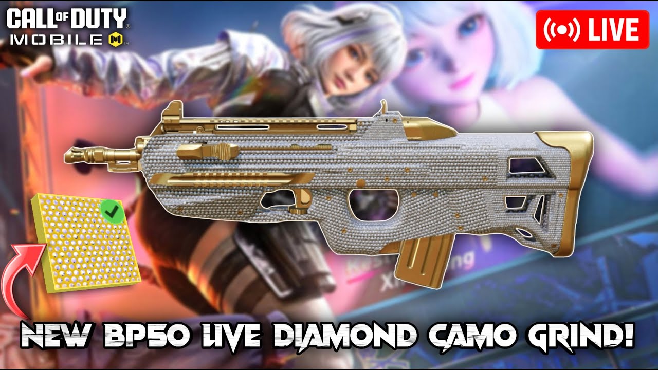 Grinding Diamond camo for the New Assault rifle BP50 | CODM Live - YouTube