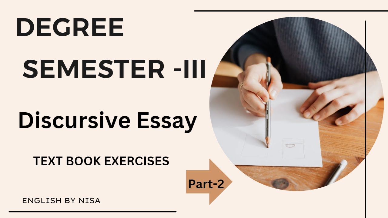 Degree 2nd year Argumentative essay text book exercises - YouTube
