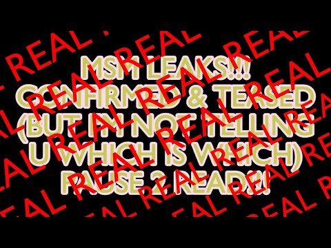 REAL 100% MSM LEAKS!!! (DEF NOT APRIL FOOLS' PRANK NO TOTALLY NOT ...