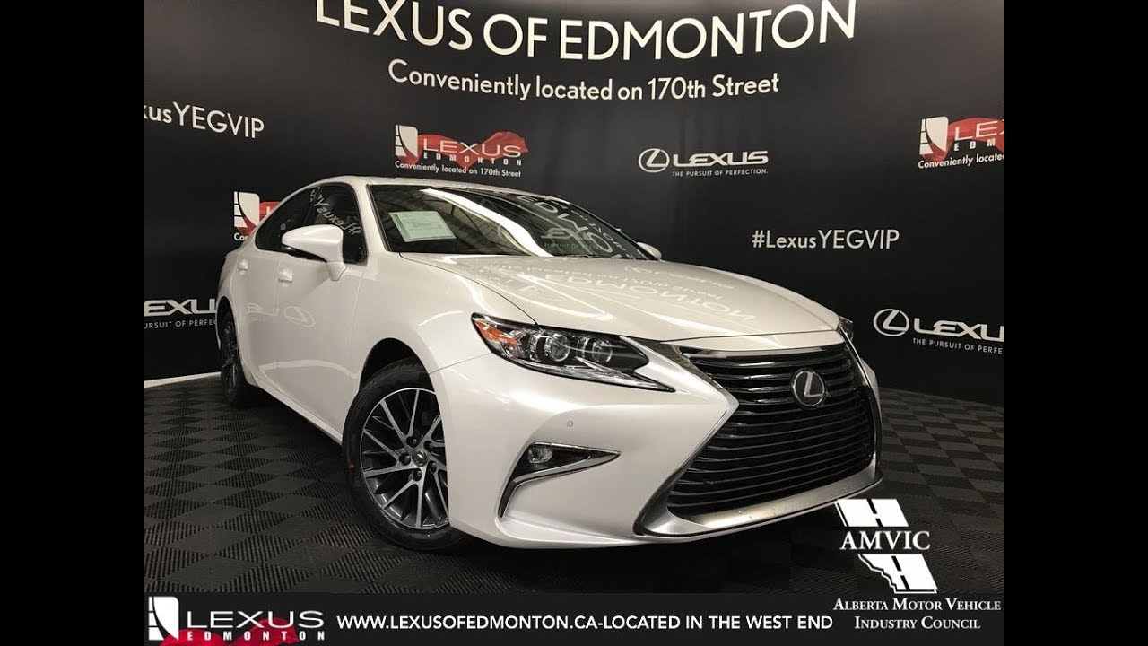 White 2018 Lexus ES 350 Touring Package Walkaround Review South ...