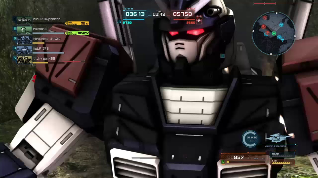 GUNDAM BATTLE OPERATION 2: RGM-79FC Striker Custom Gameplay - YouTube