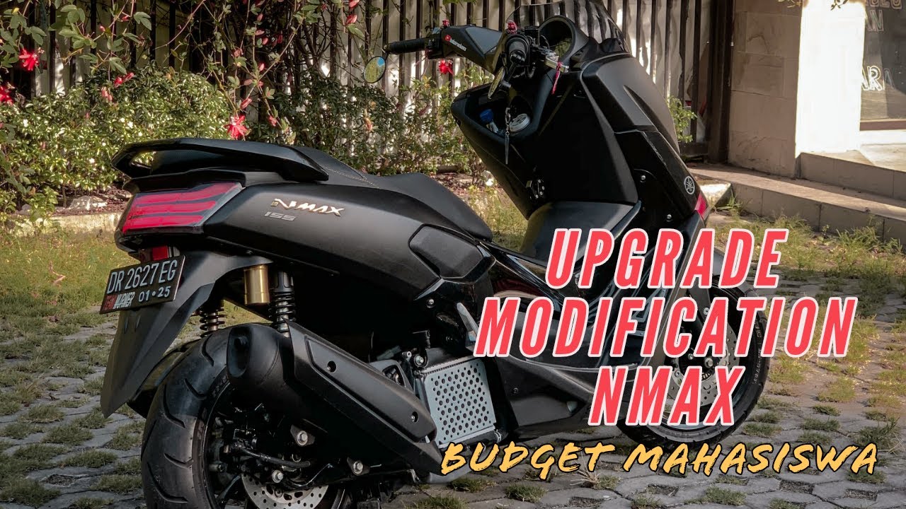 UPGRADE MODIFICATION NMAX VARIASI FULL BLACK - YouTube