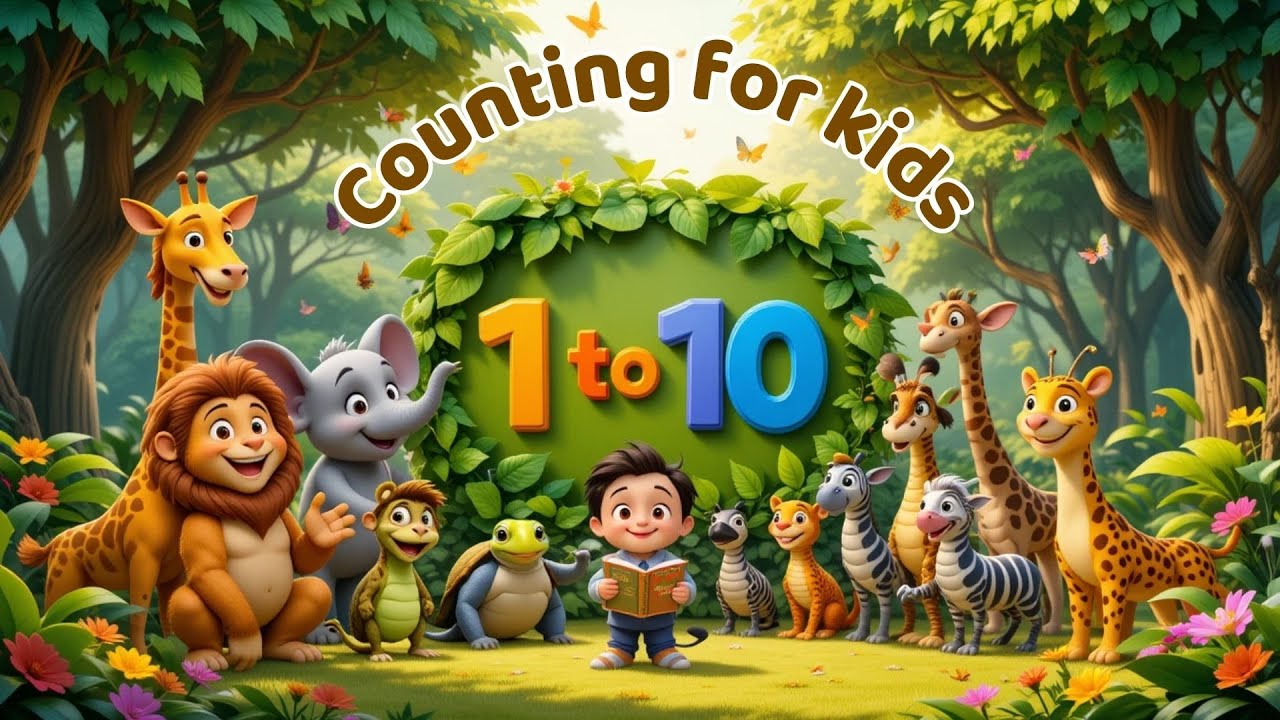 Counting numbers song | Counting song for preschool | Counting song for ...