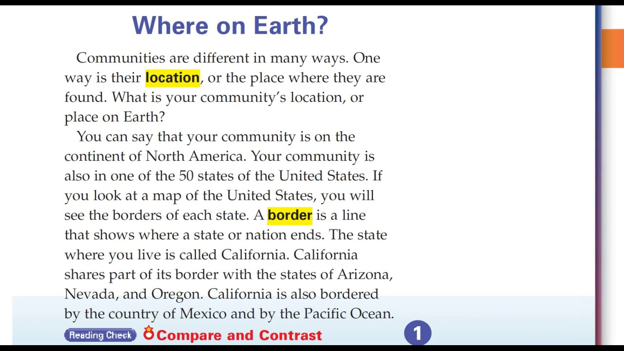 Social Studies: Reflections Lesson 1 - YouTube