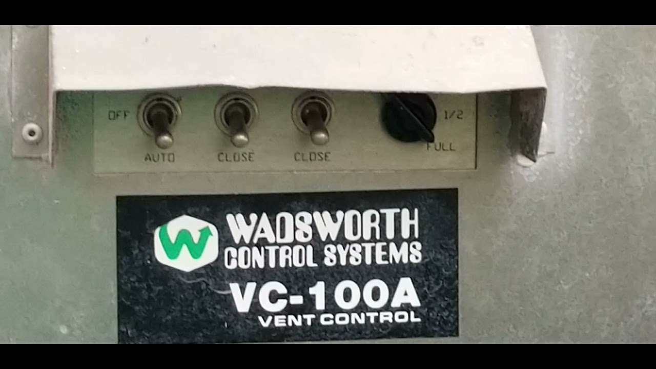 WADSWORTH CONTROL SYSTEMS VC-100A IN GREENHOUSE - YouTube