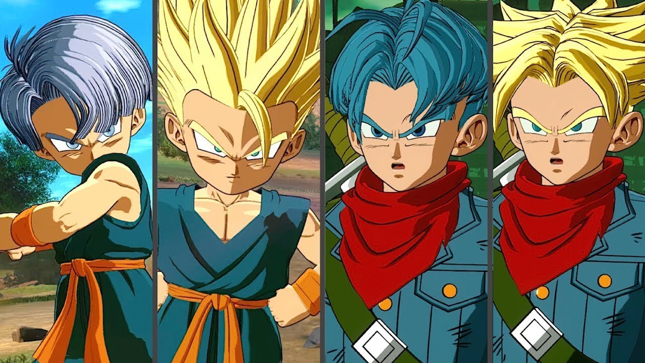 Trunk's All Forms and Transformations (Official & Mods) - DRAGON BALL ...