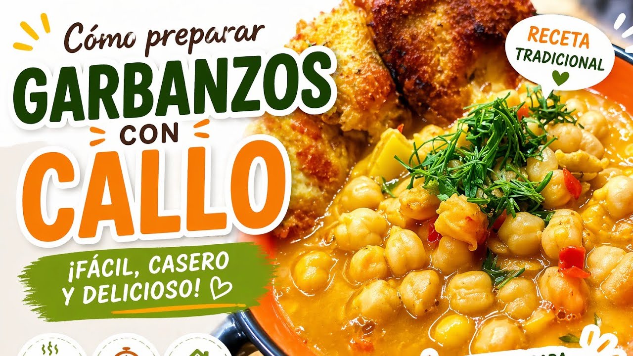 Cómo preparar garbanzos con callo - YouTube