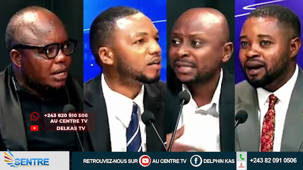 ARISTOTE NGARIME, Me JOEL KITENGE, DELPHIN KASONGO ET FRANCIS OTSHUDI DEBAT INTERDIT AUX ...