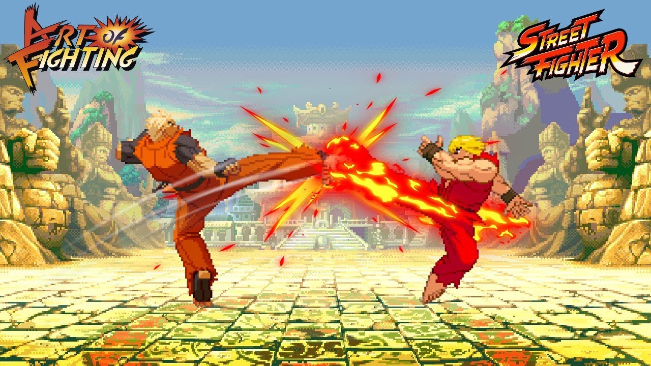 Ryo Sakazaki vs Ken Masters l Art of Fighting X Street Fighter l Capcom ...