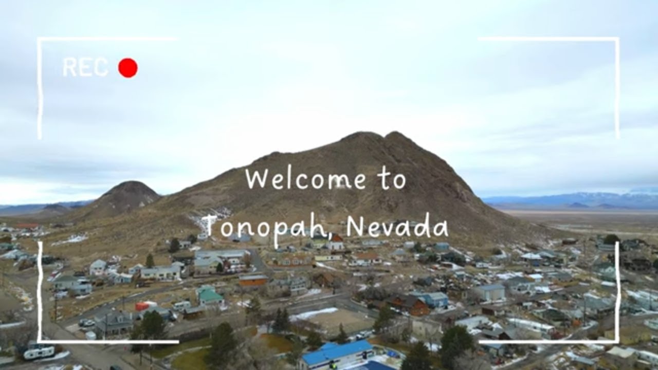 Aerial Exploration: Captivating Tonopah, Nevada from Above # ...