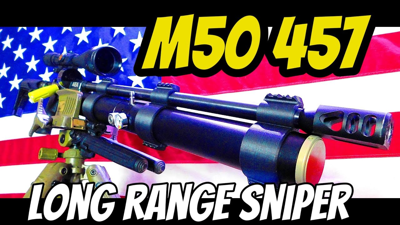 M50 457 Cal Air Rifle SLAYS TRPLE DIGIT YARDAGE! TRUE 457 Sniper Big ...