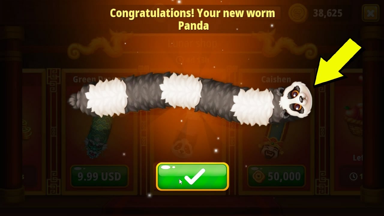 Worms Zone Unlocked New Skin (Panda) - YouTube