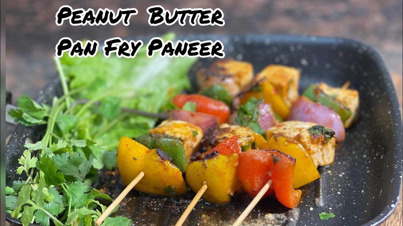 Peanut Butter Paneer Pan Fry Snacks || Restaurant Style Flavoured ...