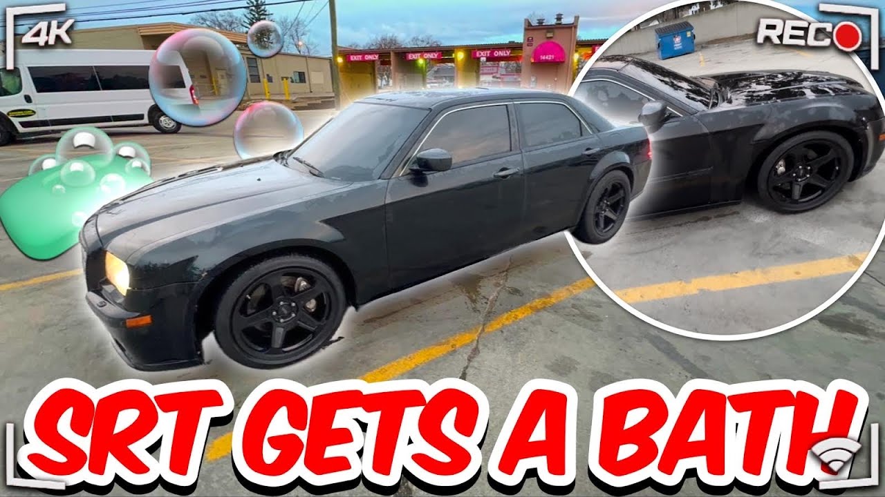 I BROKE MY SRT🤦🏽‍♂️+ CAR WASH🧼 ( SCAT SWAPPED 300) #hellcat #srt #hemi ...