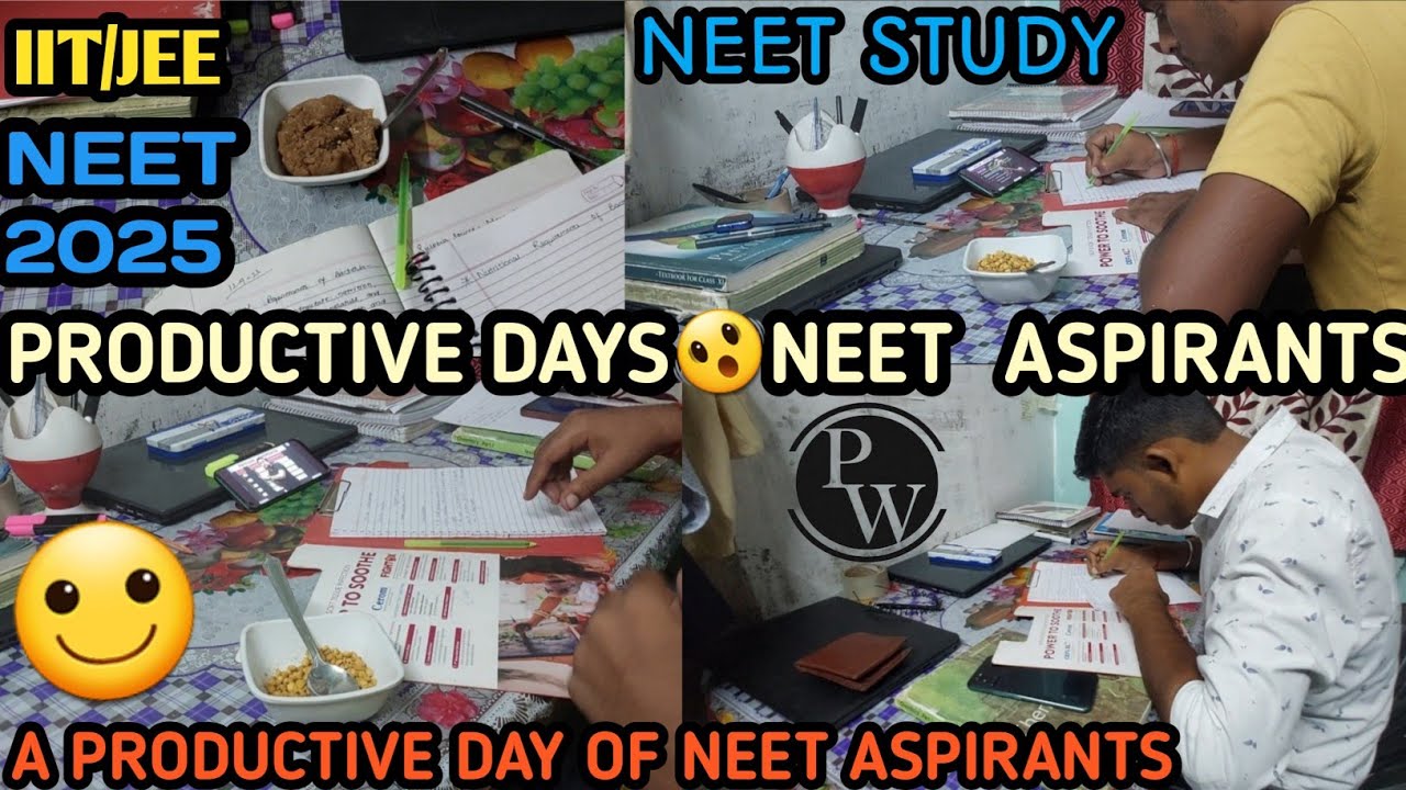 Productive Study vlog class 11th|NEET 2025 |WOKE up at 6:00 AM physics walla - YouTube