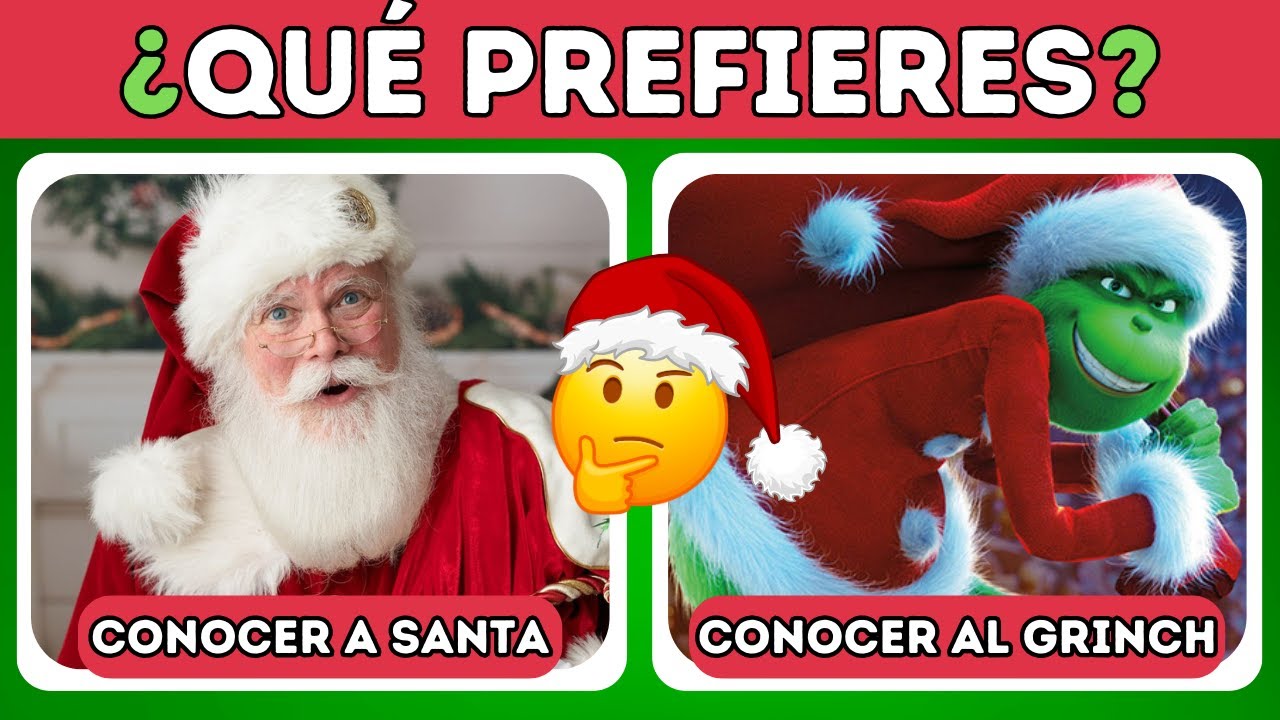 ¿Qué Prefieres? 🤔Edición NAVIDAD 🎅🎁 - YouTube