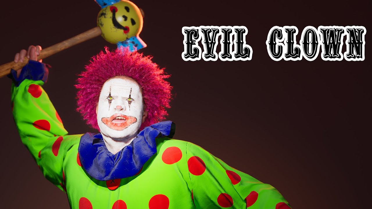 Transforming into an Evil Clown. Metahuman Compatible Character. - YouTube