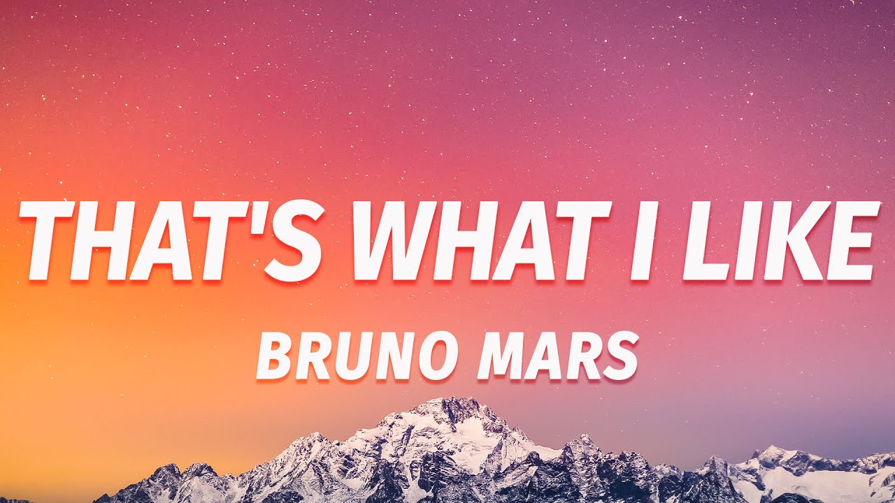 That's What I Like - Bruno Mars - Lyrics - YouTube