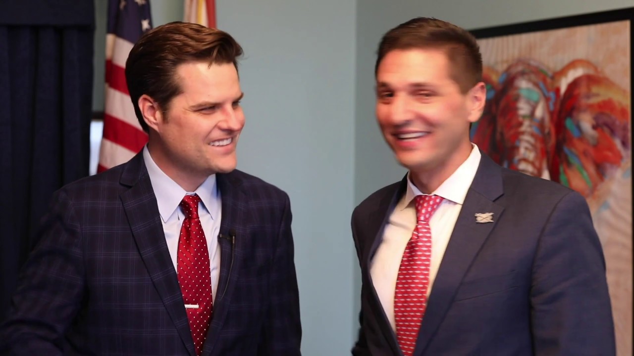 Danny Burgess Joins Congressman Gaetz - YouTube