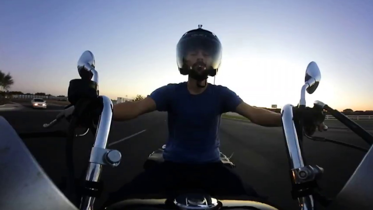 360 bike ride around town - YouTube