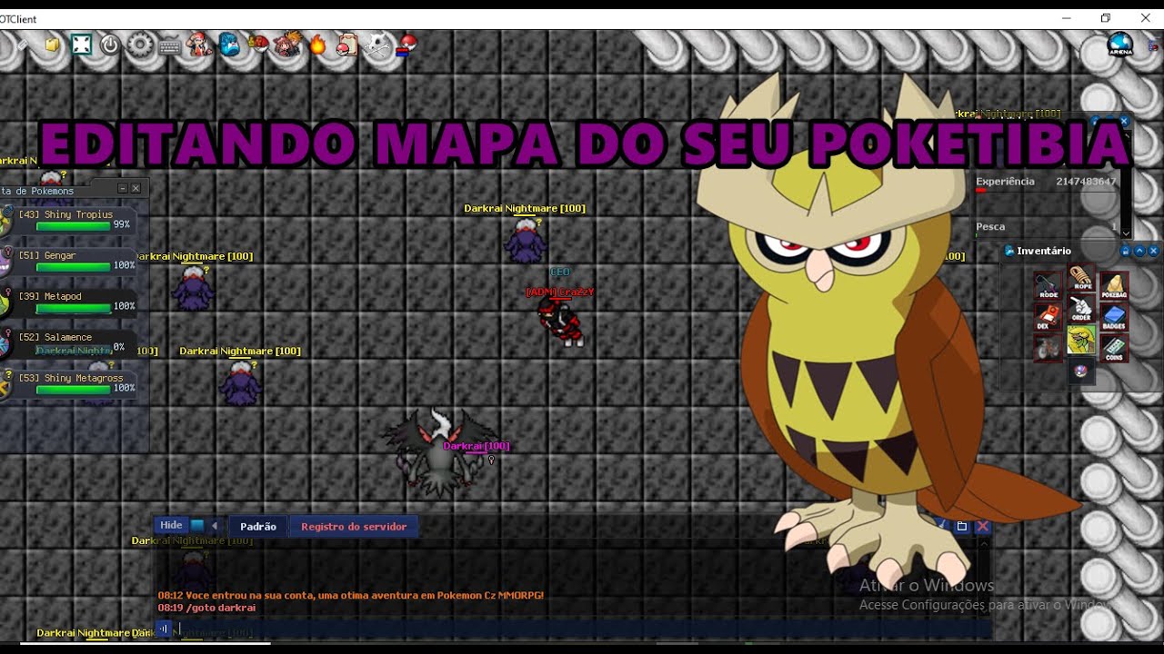 COMO EDITA MAPA DO SEU POKETIBIA 2023 - YouTube