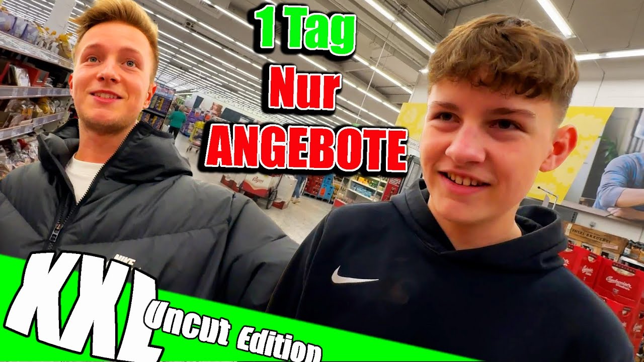 1 Tag nur ANGEBOTE essen 🍔🍕 TipTapTube 😎 TipTapTube UNCUT - YouTube