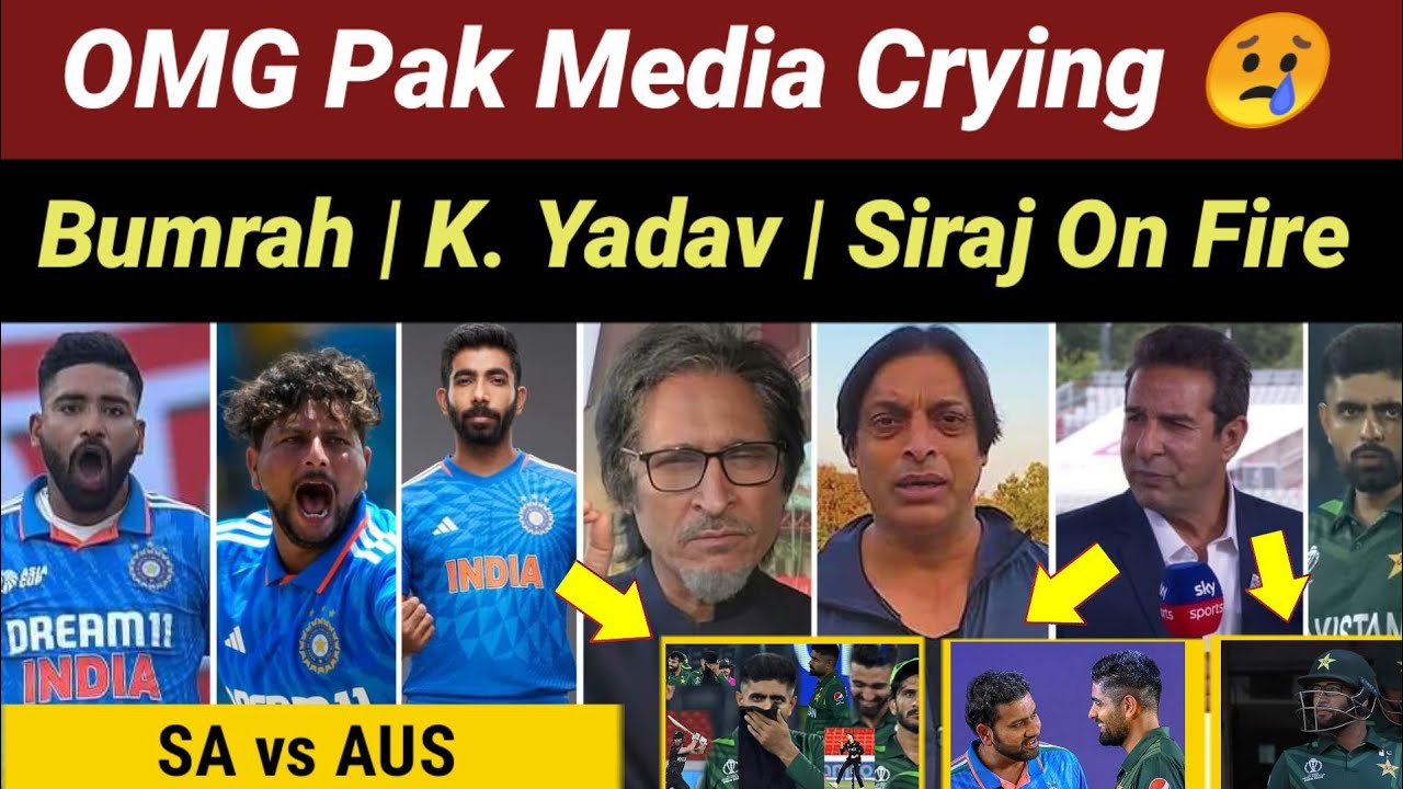 OMG Pak Media Crying India Bamboozled Pak Batting | Pak vs India WC ...