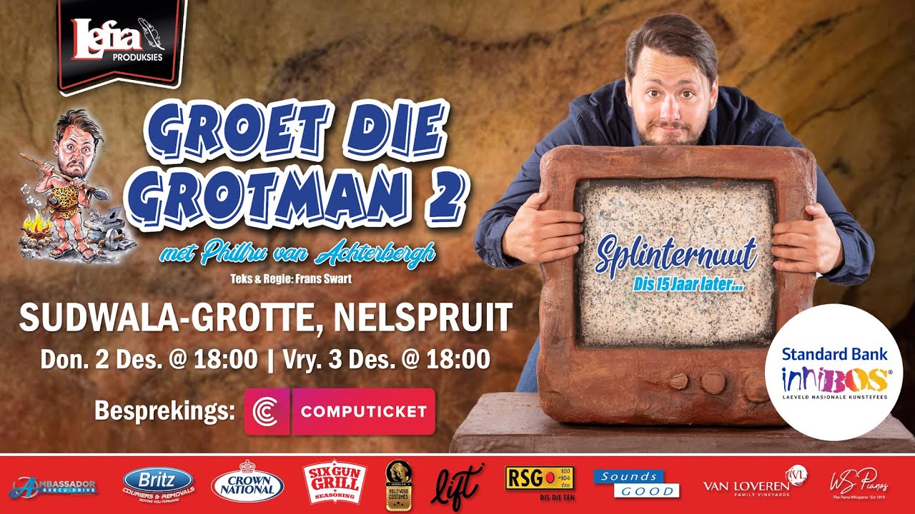 Groet die Grotman 2 die week in die Sudwala-grotte! - YouTube