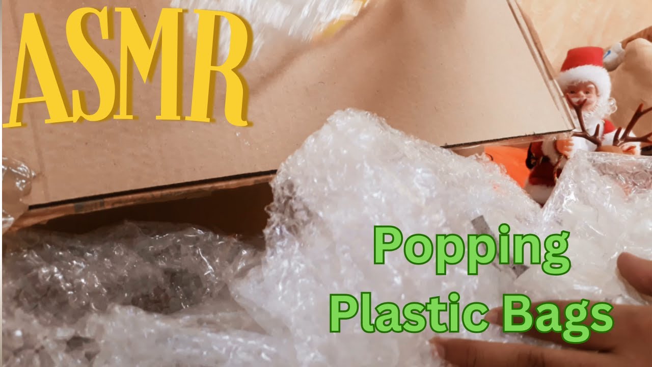 ASMR Popping Plastic Bags - YouTube