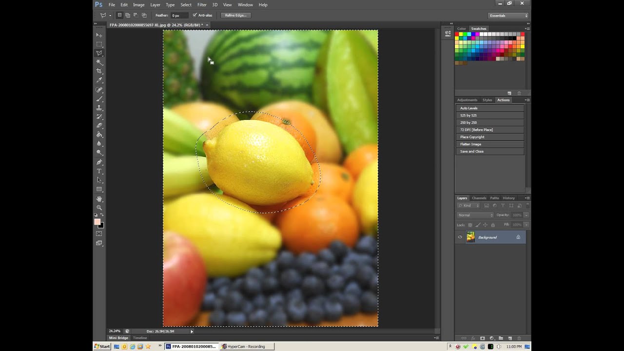 Photoshop - Blur Your Background - Desaturate Your Background - YouTube