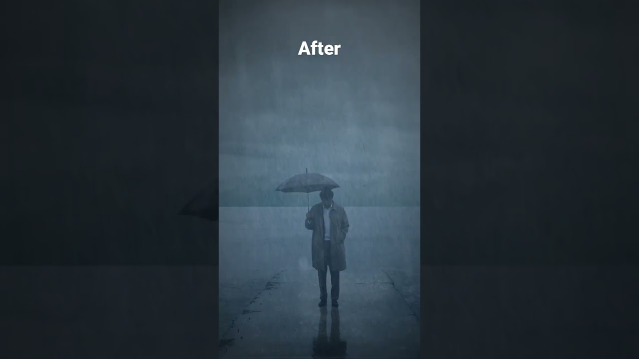 We turned a basic shot into a cinematic rain shot!!! - YouTube